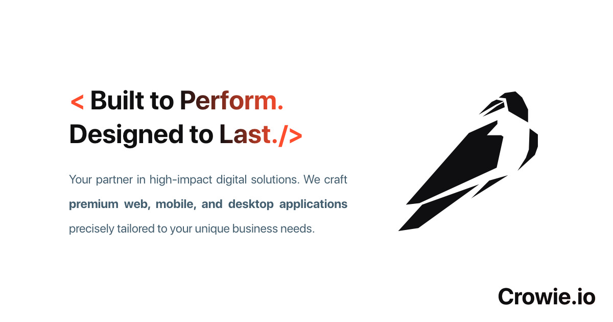 Crowie.io | Digital solutions